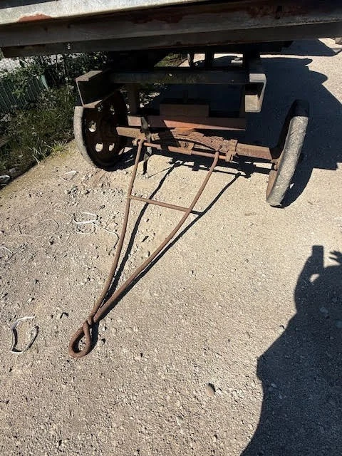 VINTAGE FARM TRAILER Trolley Chassis Shepards hut £1,250.00 - PicClick UK