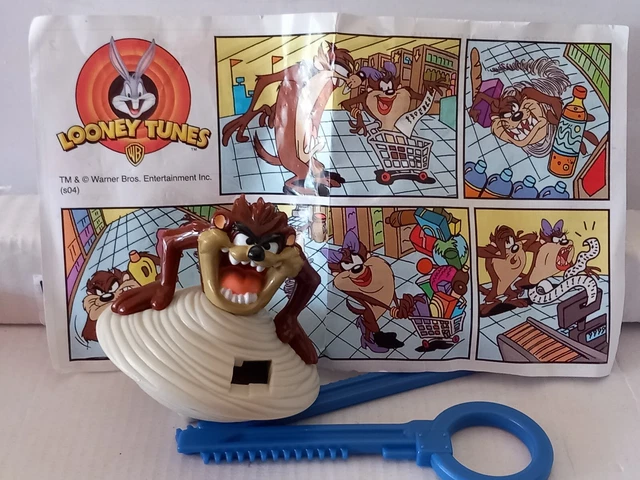 KINDER FERRERO SURPRISE MAXI FIGURE TAZ LOONEY TUNES 3k04 N20 VINTAGE ...