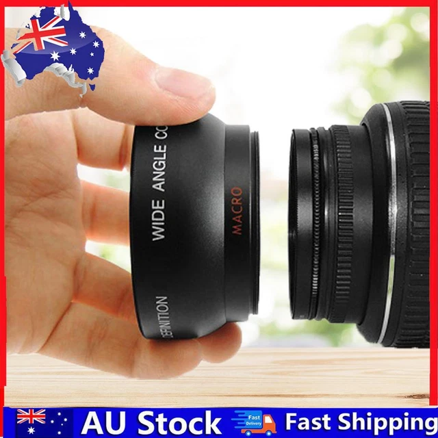52MM 0.45X SUPER Wide Angle Macro Lens for Nikon 18-55mm 55-200mm 50mm ...