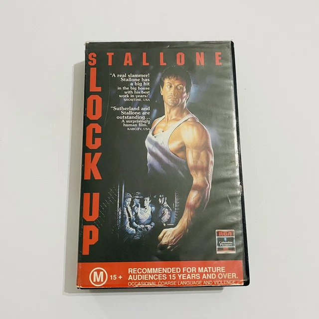LOCK UP (VHS, 1989) 80’s Action Movie VHS Video Tape Sylvester Stallone ...