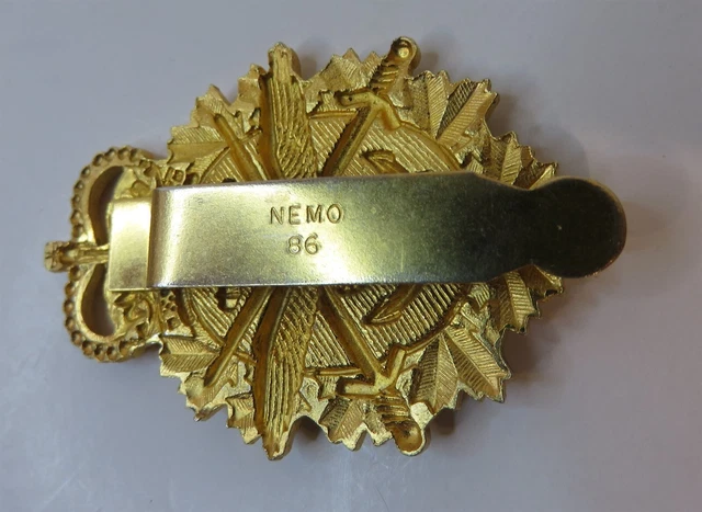 VINTAGE CANADIAN FORCES Tri-Services Army, Navy, Air Force Cap Badge ...