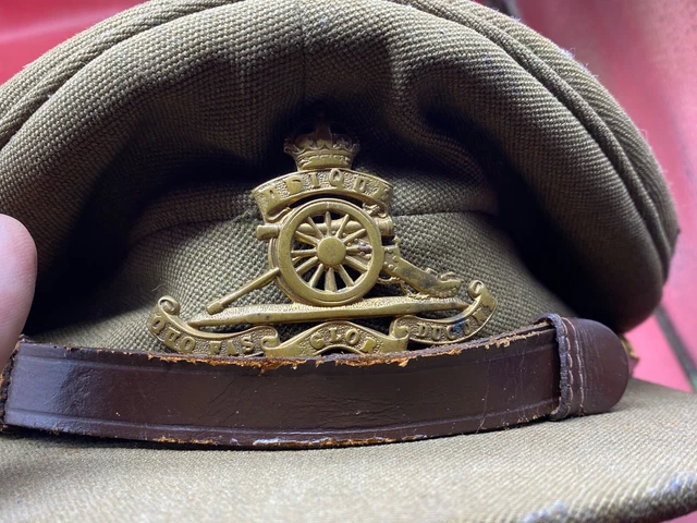 ORIGINAL WW2 BRITISH Army Royal Artillery Badged Officers Service Dress ...