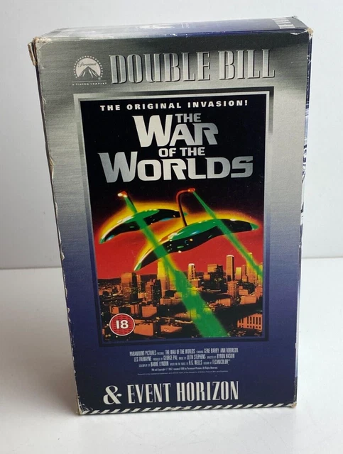 DOUBLE BOX SET VHS - war of the worlds & Event Horizon £9.71 - PicClick UK