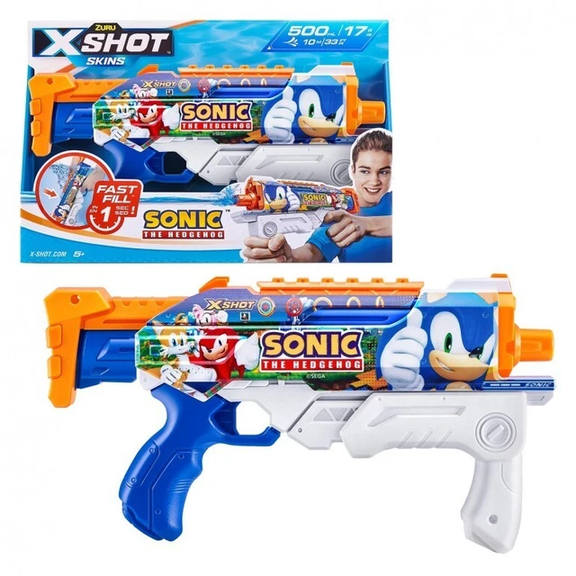 ZURU X SHOT Skins - Sonic The Hedgehog Water Gun - Brand New £11.99 ...