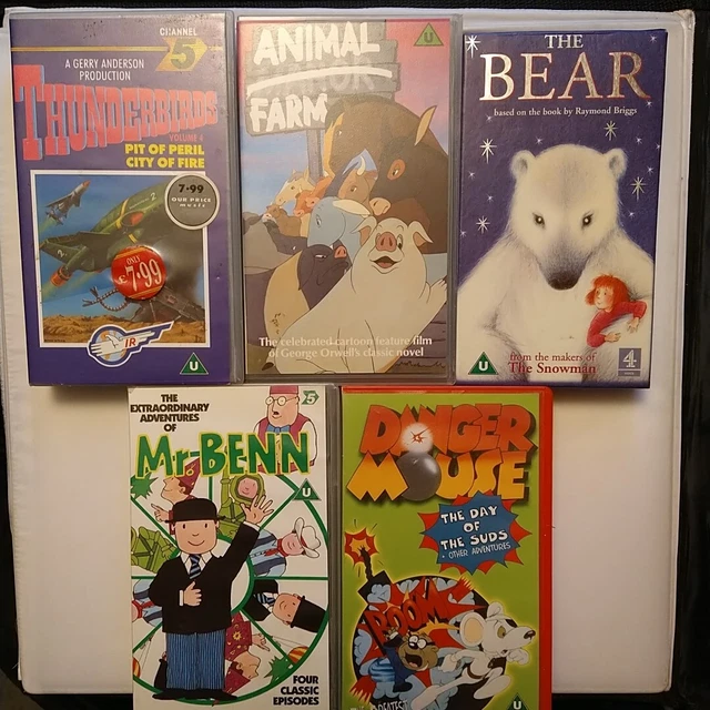 BRITISH ANIMATION VHS bundle £40.00 - PicClick UK