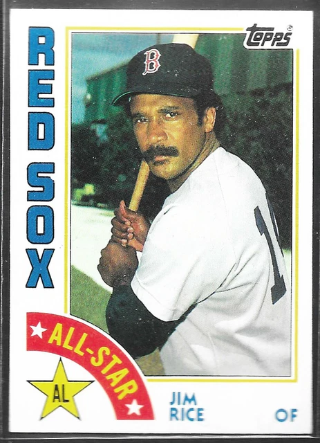 JEU DE CARTES Baseball Break 1984 Topps 401 All Star Jim Jimmy Rice ...
