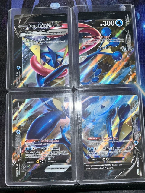 POKÉMON TCG GRENINJA V-Union Sword & Shield Holo Promo Full Set $12.00 ...