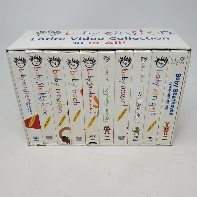 BOX SET OF 10 Baby Einstein VHS Tapes Learning Movies Language Music ...