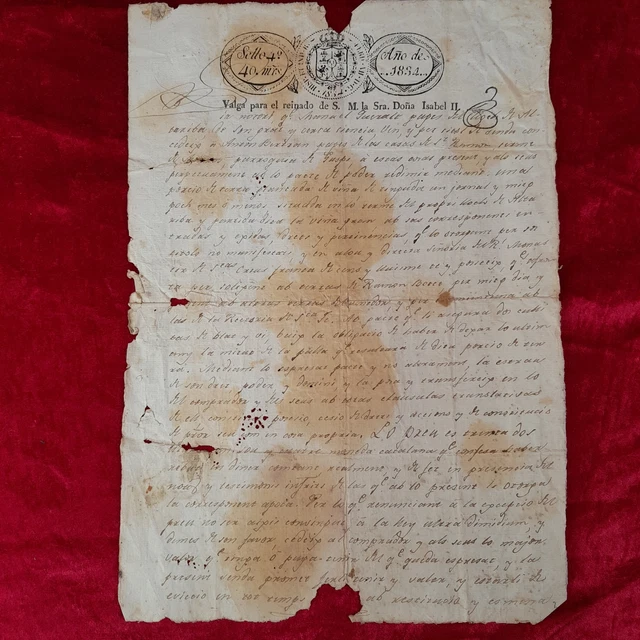 DOC-1289. ANCIENNE ACTE Notarié. Signé Par Pere Bertran, Manuel Queralt ...