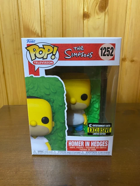FUNKO POP MEME The Simpsons HOMER IN HEDGES #1252 Entertainment Earth ...