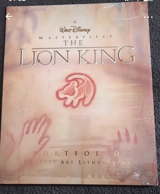 DISNEY THE LION King Portfolio Concept Art Lithograph £40.00 - PicClick UK