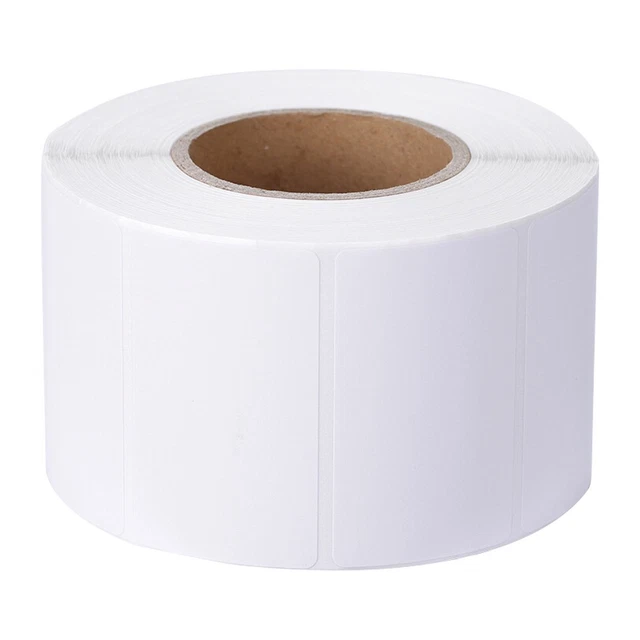 FOOD LABELLING WHITE Adhesive Blank Removable Freezer Labels Sticker ...