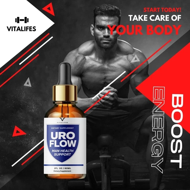 (1 PACK) URO Flow Liquid Drops Natural Herbal Blend Daily Wellness 60ml ...