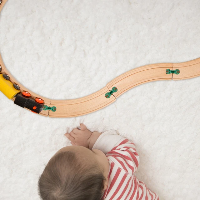 5 PCS DIY Train Track Connector Model Plastic Connectors Accessories ...