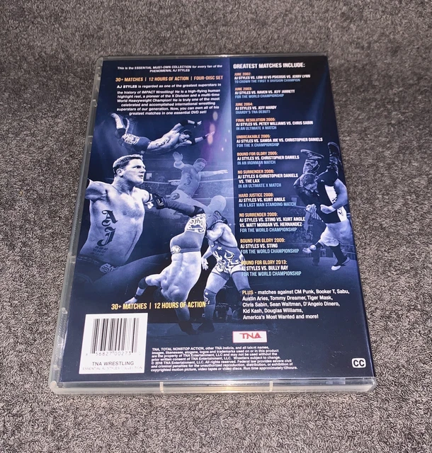 THE ESSENTIAL AJ Styles Collection - TNA Impact Wrestling - 4 Disc DVD ...