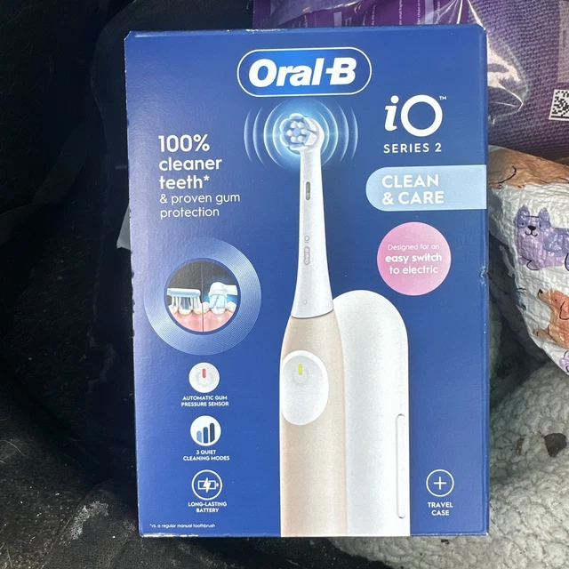 ORAL-B IO2 PINK Rechargeable Electric Toothbrush with Bluetooth and ...