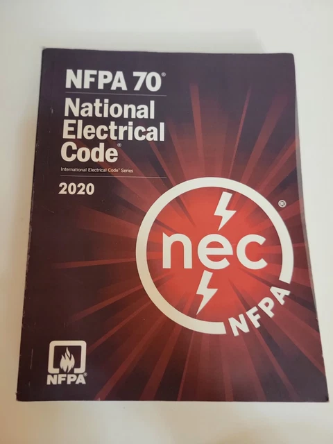 NFPA 70 NATIONAL Electrical Code NEC 2020 Edition Paperback Book $49.99 ...
