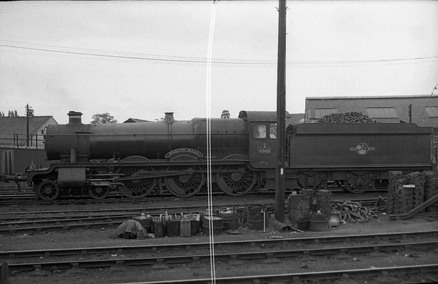 35MM NEGATIVE BR/GWR 49xx HALL Steam Loco 4993 'DALTON HALL' Taunton ...