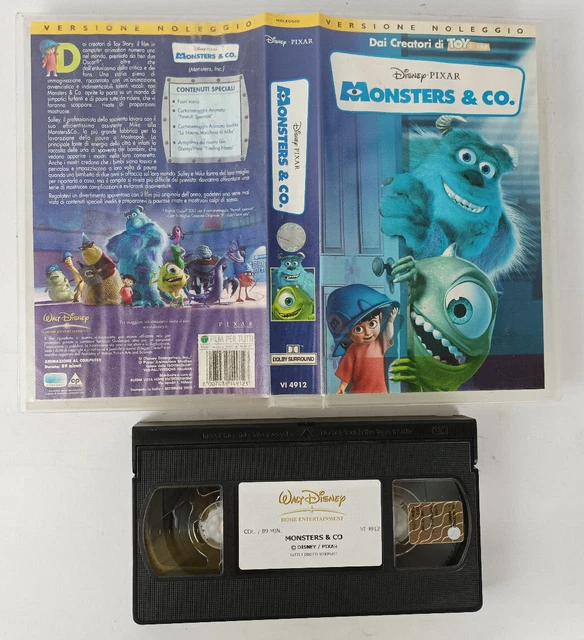 MONSTERS E CO 2002 VHS italiano Disney Pixar versione noleggio EUR 15 ...