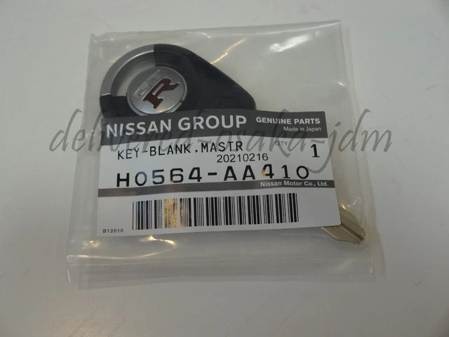 GENUINE NISSAN R34 BNR34 Skyline GTR GT-R RB26DETT Key Blank H0564 ...