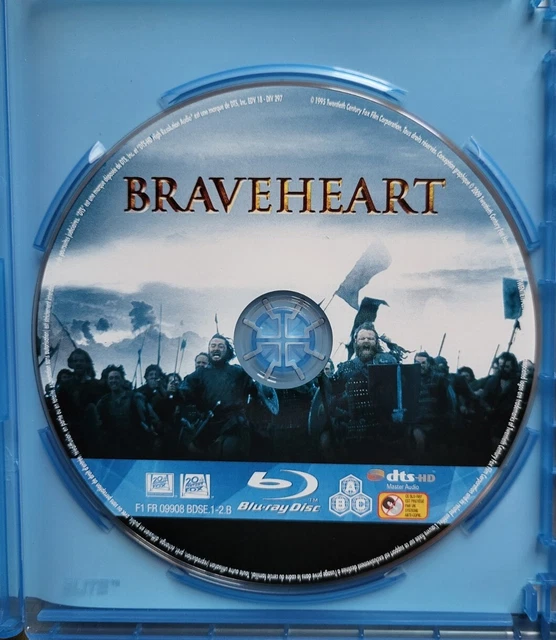 BRAVEHEART BLURAY MEL Gibson Sophie Marceau Patrick Mcgohan Catherine Mccormack EUR 2,99 ...