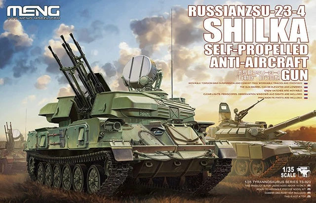MENG-MODEL TS-023- 1:35 Russian ZSU-23-4 Shilka Self-Propelled Anti ...