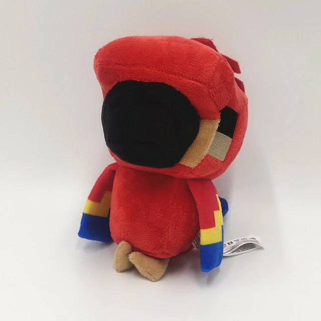 FOR MINECRAFT 18CM Plush Doll Red Parrot Plushie Stuffed Toy Animal ...