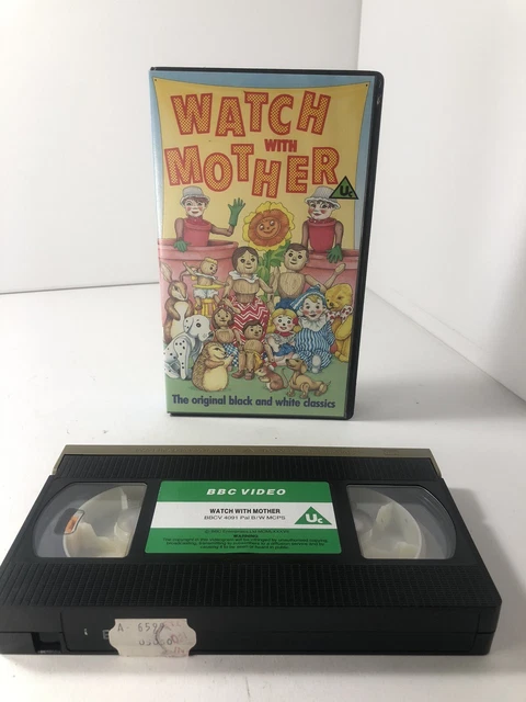 WATCH WITH MOTHER VHS Video Tape - Andy Pandy, Wooden Tops, Flowerpot ...