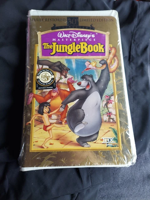 Walt Disneys Masterpiece The Jungle Book Vhs Sealed £468 Picclick Uk