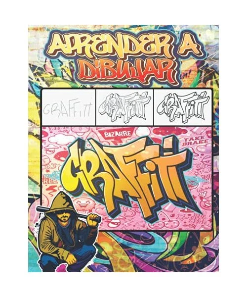 APRENDER A DIBUJAR Graffiti: Cómo dibujar arte callejero paso a paso: citas, pe EUR 24,47 ...