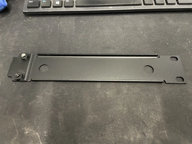 SENNHEISER RADIO MIC Receiver Rack Mount Blank / Antennae Holder 1U 1/2 ...