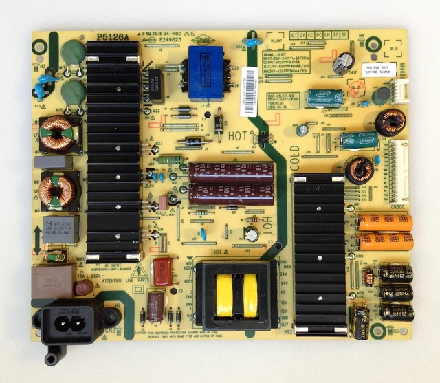 PLATINE ALIMENTATION REF 168P-L5L017-HCW3S pour tv Brandt B4930FHD LED ...