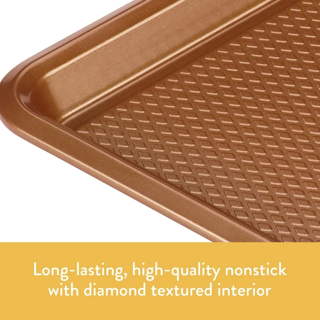 CURRY NONSTICK BAKEWARE Toaster Oven Set with Nonstick Baking Pan ...