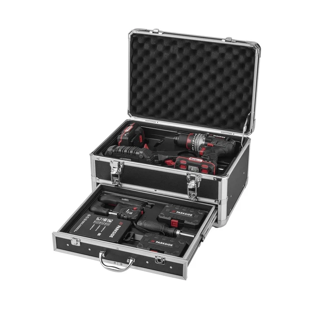 PARKSIDE PERFORMANCE SET Trapano a percussione 20V 2 Batterie PSBSAP 20 ...