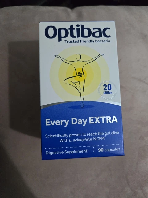 OPTIBAC PROBIOTICS FOR Every Day Extra Strength 90 Capsules Exp 28/02 ...