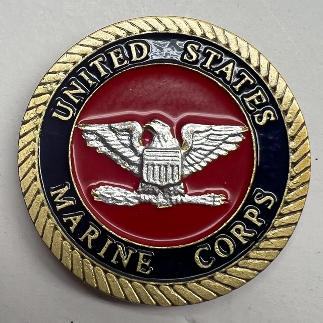 USMC UNITED STATES Marine Corps COMBAT LOGISTICS REGIMENT -ENAMEL ...