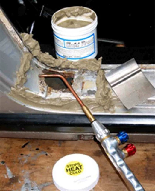 COLD FRONT STOP Weld Heat Transfer Damage Putty Paste Re-Usable Welding ...