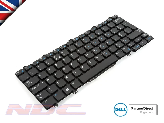 NEW GENUINE DELL Latitude E5270/E7270 UK ENGLISH Laptop Keyboard ...