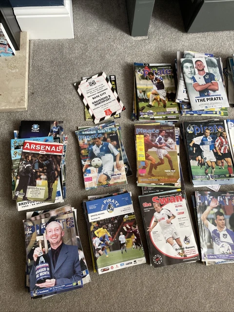 BRISTOL ROVERS PROGRAMMES 1989 To 2022 Plus Arsenal And Swansea £31.88 ...