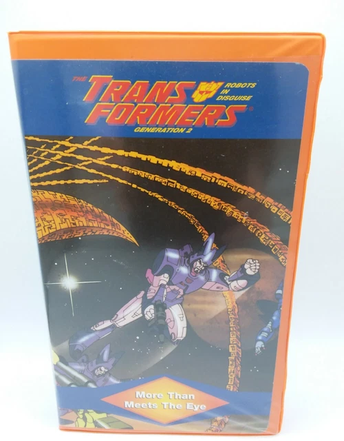 TRANSFORMERS GENERATION 2 More Than Meets The Eye VHS Robots In ...