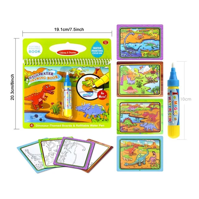 GIOCATTOLI DA DISEGNO prescolare Montessori da colorare doodle penna ...