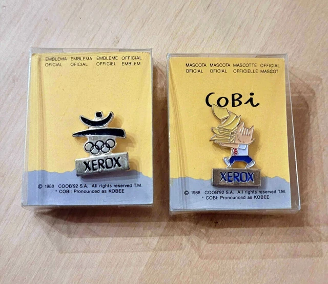 LOT PINS JEUX Olympiques Barcelona 92 Xerox Cobi logo collector EUR 7 ...