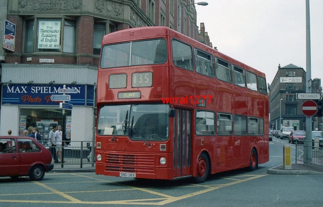 ORIGINAL BUS PHOTOGRAPHIC negative First Manchester Metrobus 5136 ...