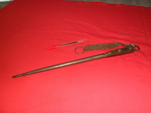 ANCIEN OUTIL , Fusil Aiguiseur De Boucher Avec Chainette EUR 31,99 ...