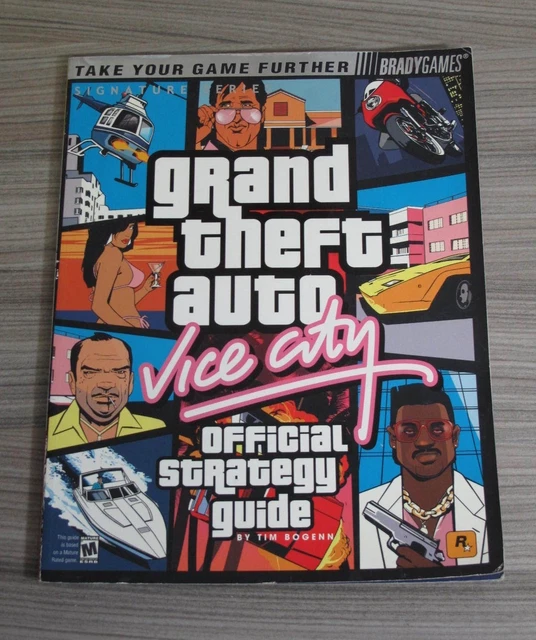 GRAND THEFT AUTO: Vice City Official Strategy Guide Book by Brady Games ...