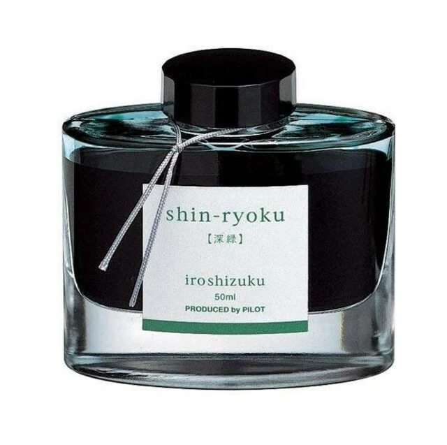 PILOT IROSHIZUKU FOUNTAIN Pen Ink, Shin-Ryoku, Forest Green, Deep Green ...