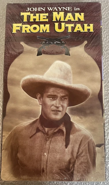 THE MAN FROM Utah (VHS) John Wayne, Polly Ann Young Black & White New ...