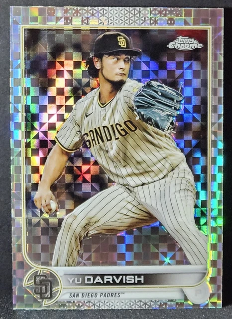 2022 TOPPS CHROME X-Fractor Yu Darvish #191 San Diego Padres EUR 3,31 - PicClick FR