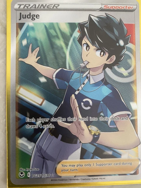 POKÉMON TCG JUDGE SWSH12: Silver Tempest Trainer Gallery TG25/TG30 Holo ...