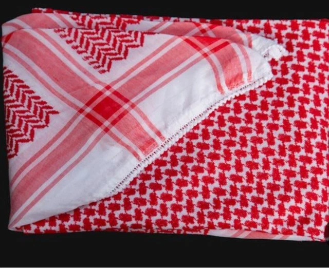 TRADITIONAL PALESTINIAN SCARF. Cotton Keffiyeh, Shemagh, Hatta £16.91 ...